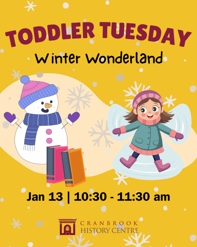Toddler Tuesday - Winter Wonderland | Cranbrook History Centre